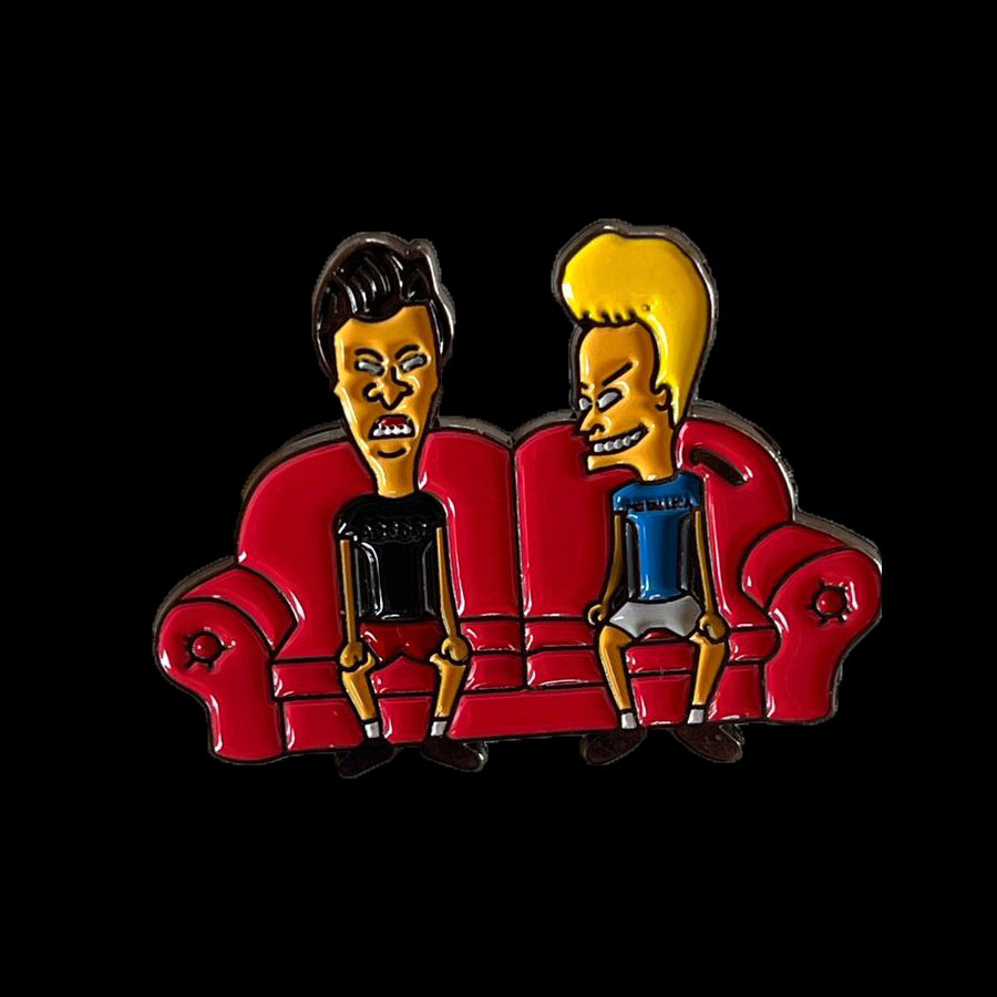 Beavis and Butthead Couch Enamel Pin – Midnite Theories